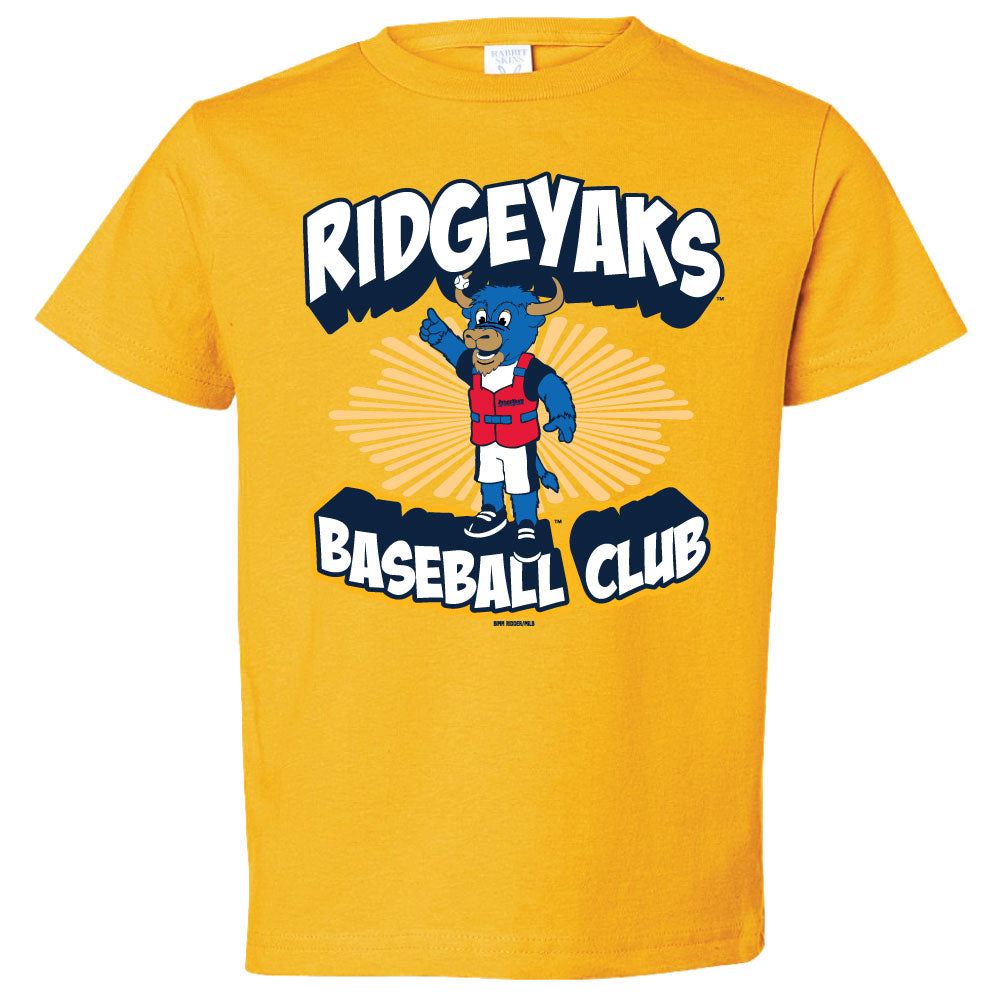 Salem RidgeYaks Mac The Yak Mascot SS Tee